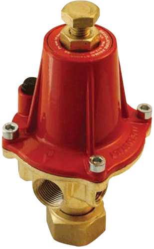 High pressure reducer vertical type, inlet: F 3/4 - outlet: F 3/8